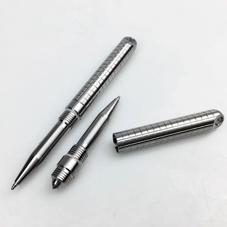 Titanium Alloy Mini Tactical Pen - Portable Self-Defense Keychain