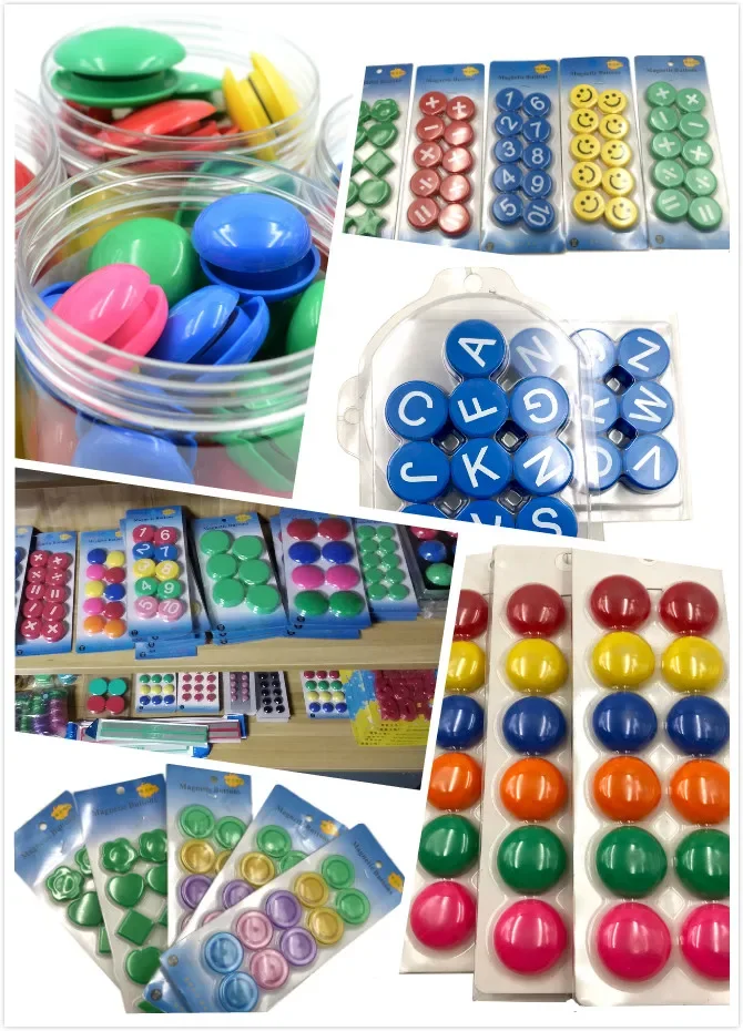 Plastic Magnets Buttons Running Race Number Magnet Magnetic Push Pins ...