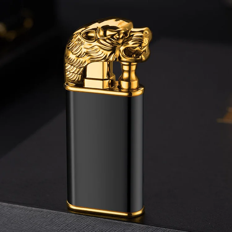 Classic Dragon Double Flame Lighter - Custom Logo Gas Torch