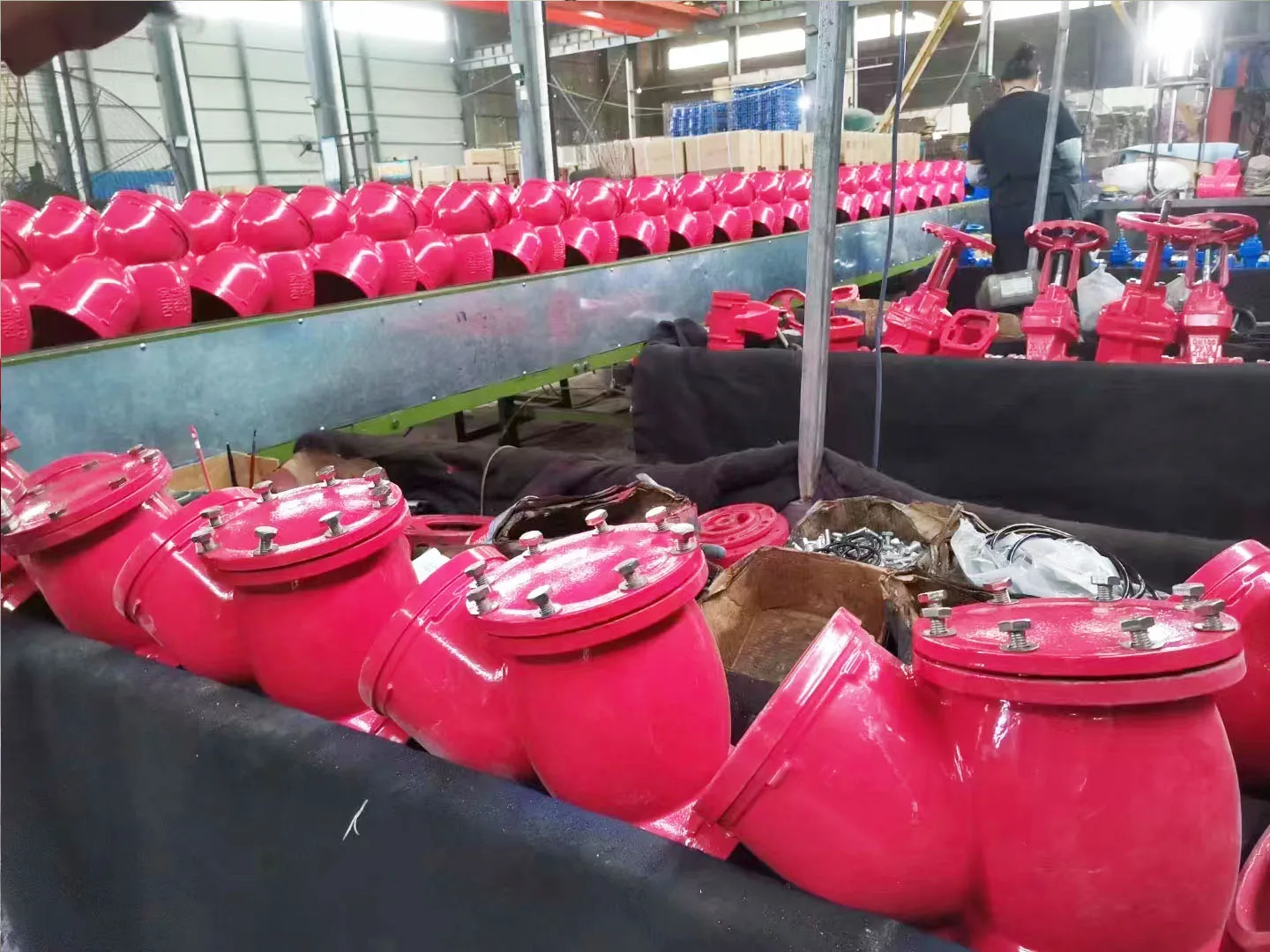 DN200 Ductile Iron Y-Strainer Filter Valve Waste Water Low Flow ...