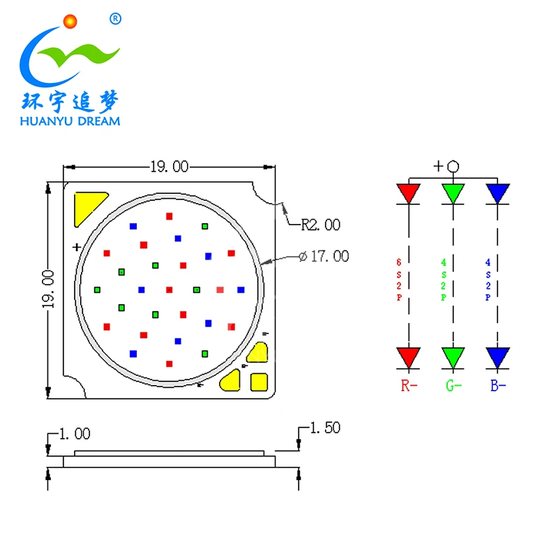 12W RGB COB LED Chip - Versatile Lighting Solutions