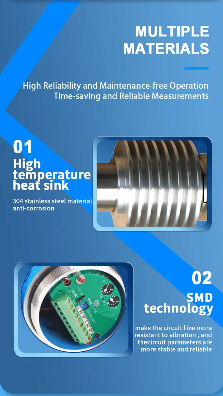 Rf Capacitance Level Switch For Measure Liquid Acid Wheat Rice Sand ...