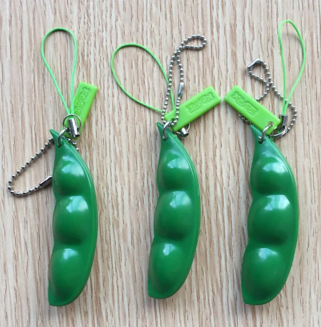 Hot Sale Funny Facial Expressions Squeeze Soybean Peanut Finger Puzzles ...
