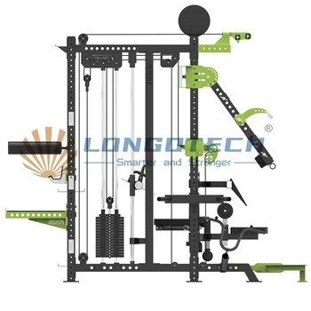 Long Glory Gym Equipment Plate-loaded Multi Function Smith Machine ...