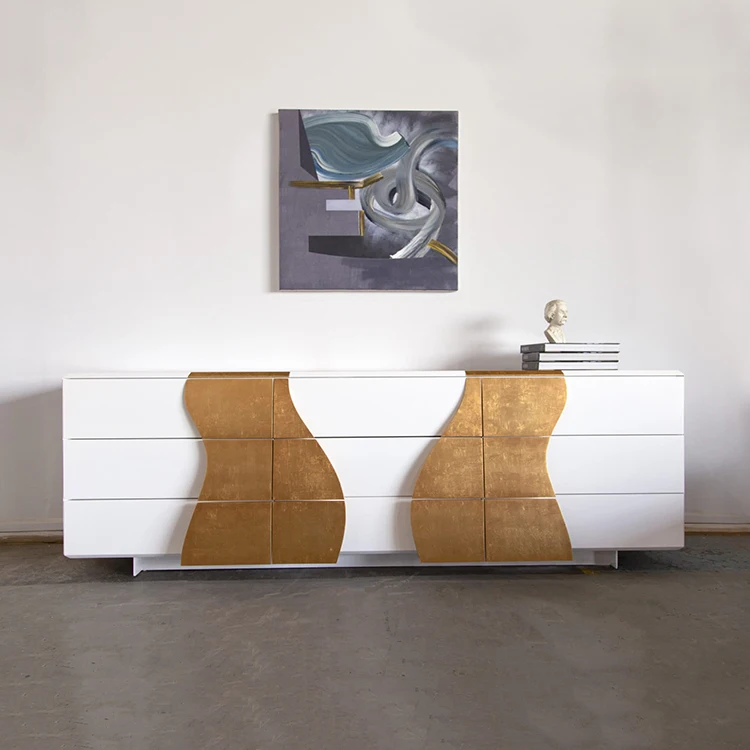 Modern Buffet Tables Sideboard Design Wooden Cabinet Storage White ...