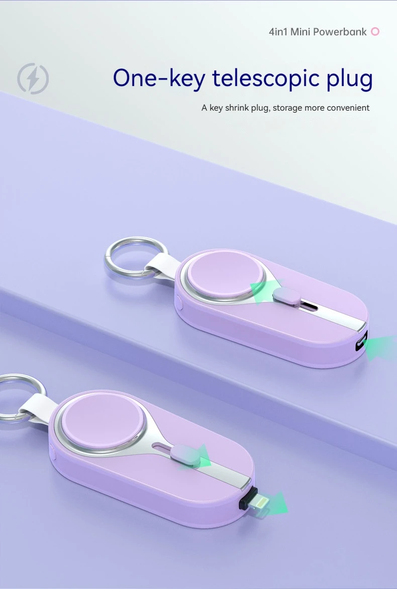 Hot Sale Mini Mobile Power Keychain Large Capacity 3000mah Power Bank ...