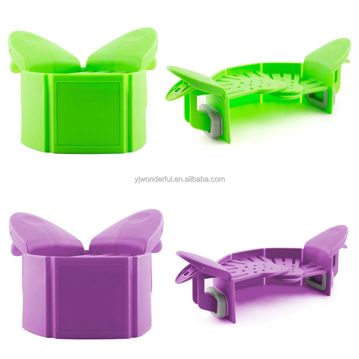 Plastic Collapsible Strainer Colander Folding Drainer Home Creative Noodle Strainer Adjustable ...