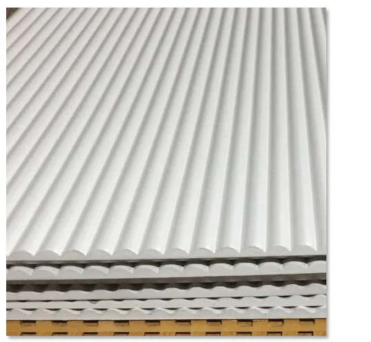 Fluted MDF Board - 3D Carved Wall Panels for Modern Decor
