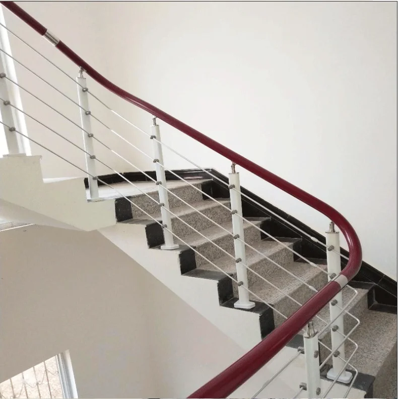Modern Wrought Iron Stair Handrail Guardrail Indoor Creative Home Attic ...