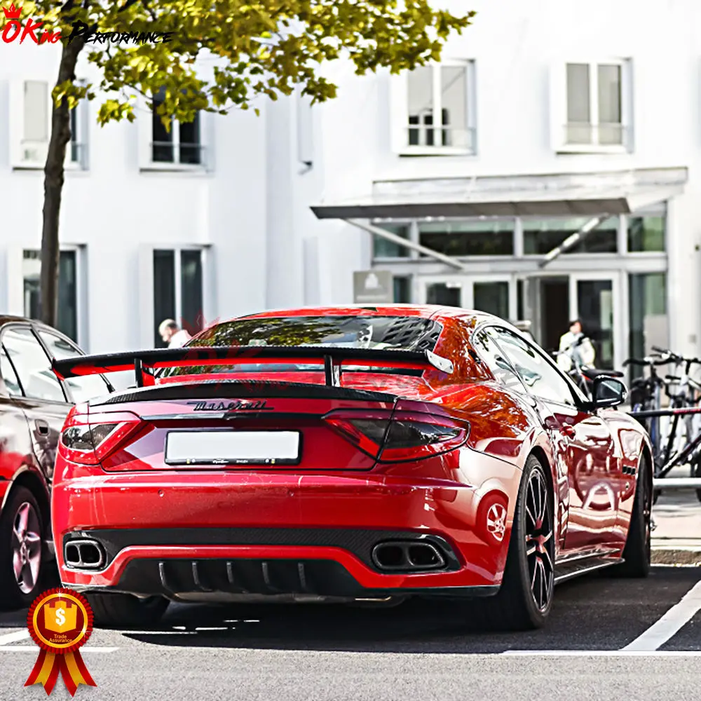 Msy Style Carbon Fiber Rear Spoiler For Maserati Granturismo Gc Gts Gt ...