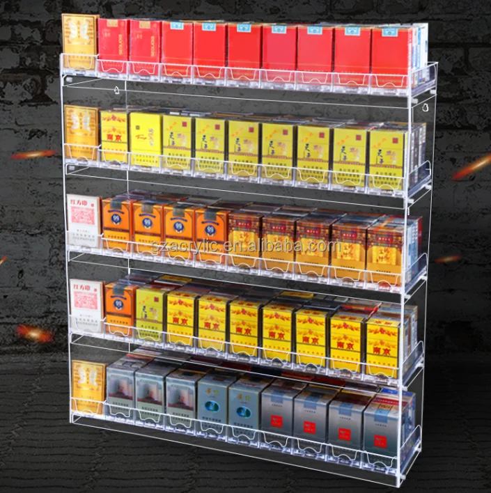 Custom Acrylic Cigarettes Display Racks - Attract Customers
