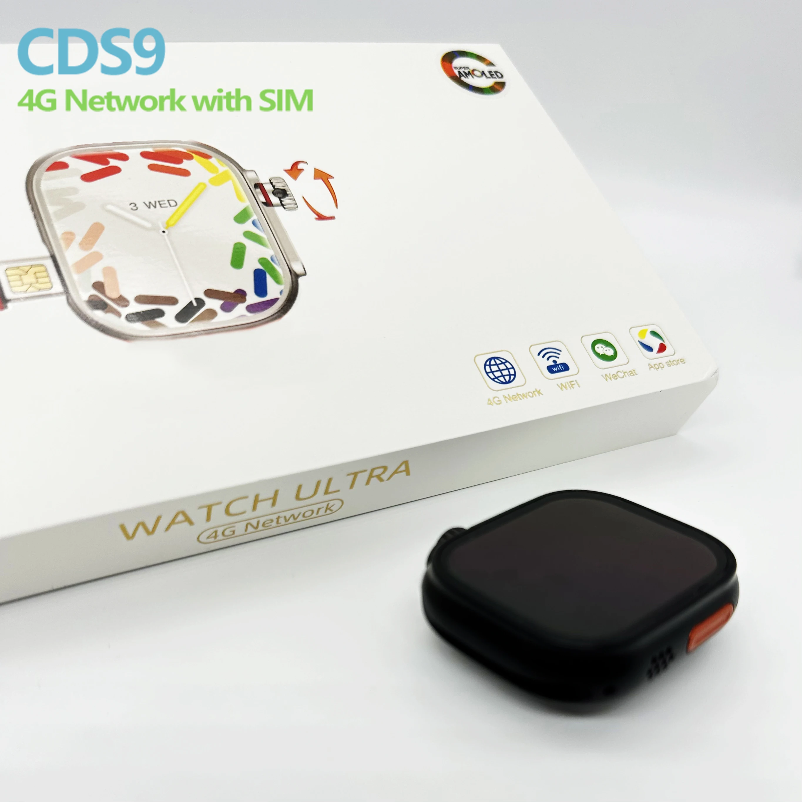 Android Cds9 Amoled Tft Screen Smart Watch Sim Card Slot With 180 ...