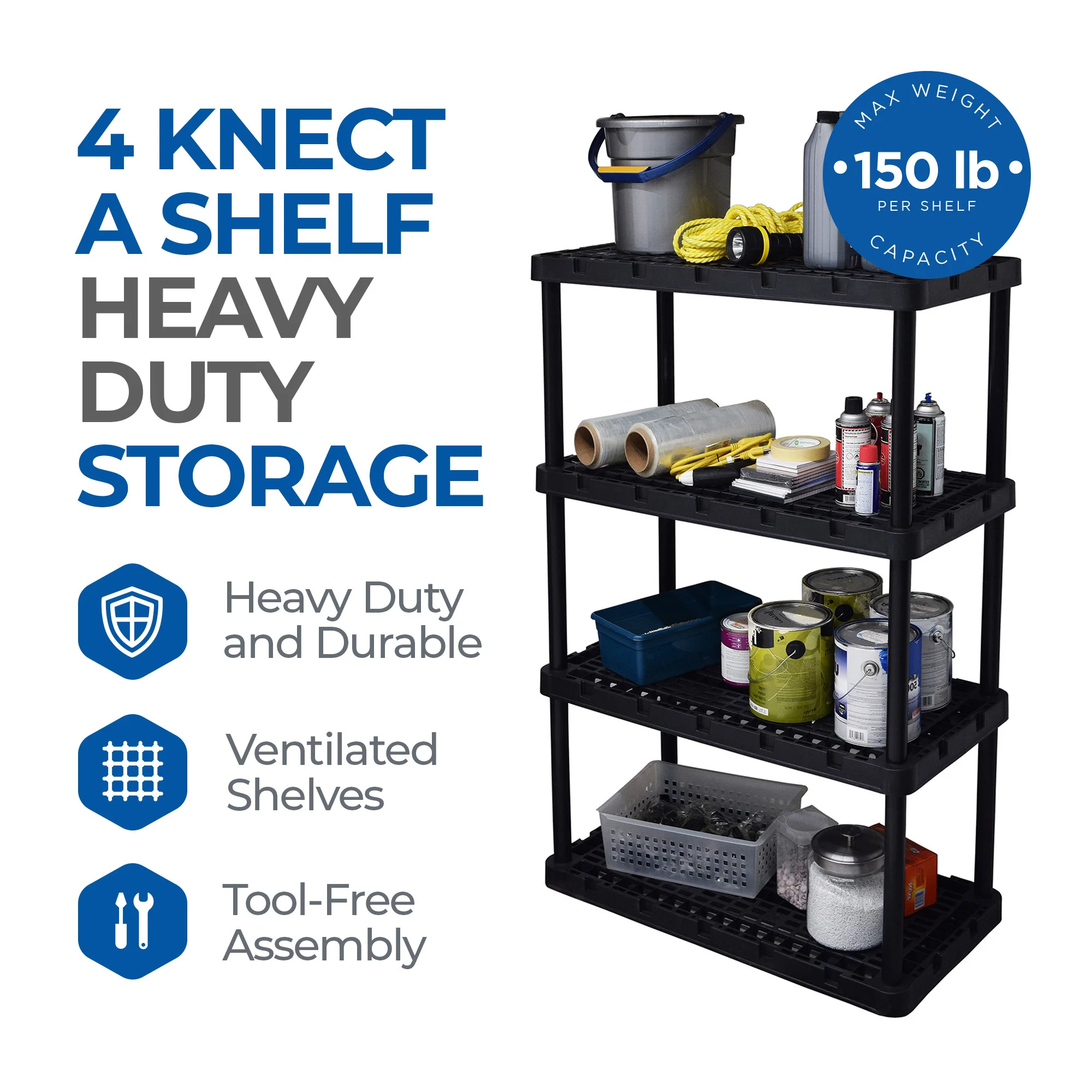 Customizable Butterfly Hole Heavy Duty Stacker Frame Shelves Storage ...