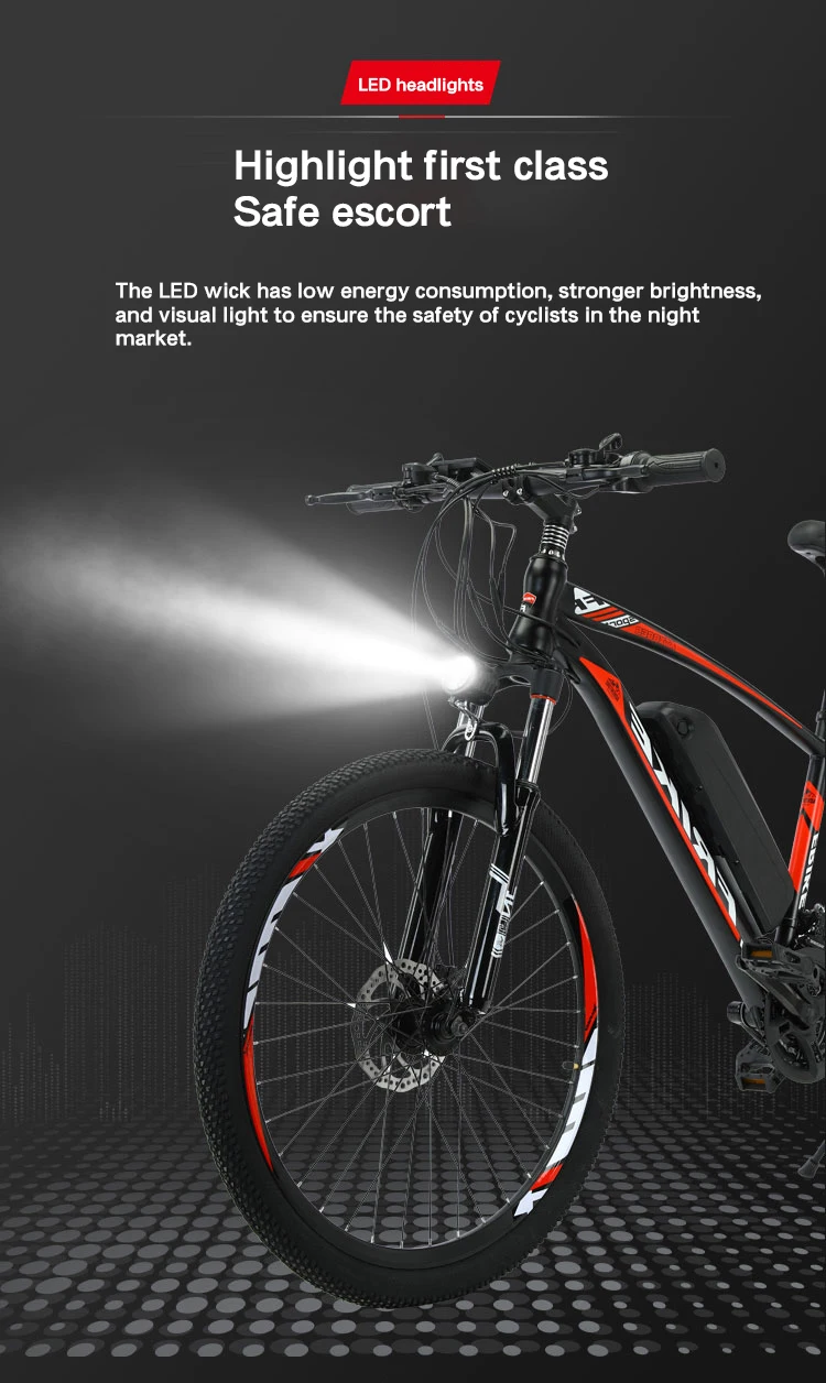 FRIKE Electric Bike - 1000w Power, 26inch Frame, 21 Speed