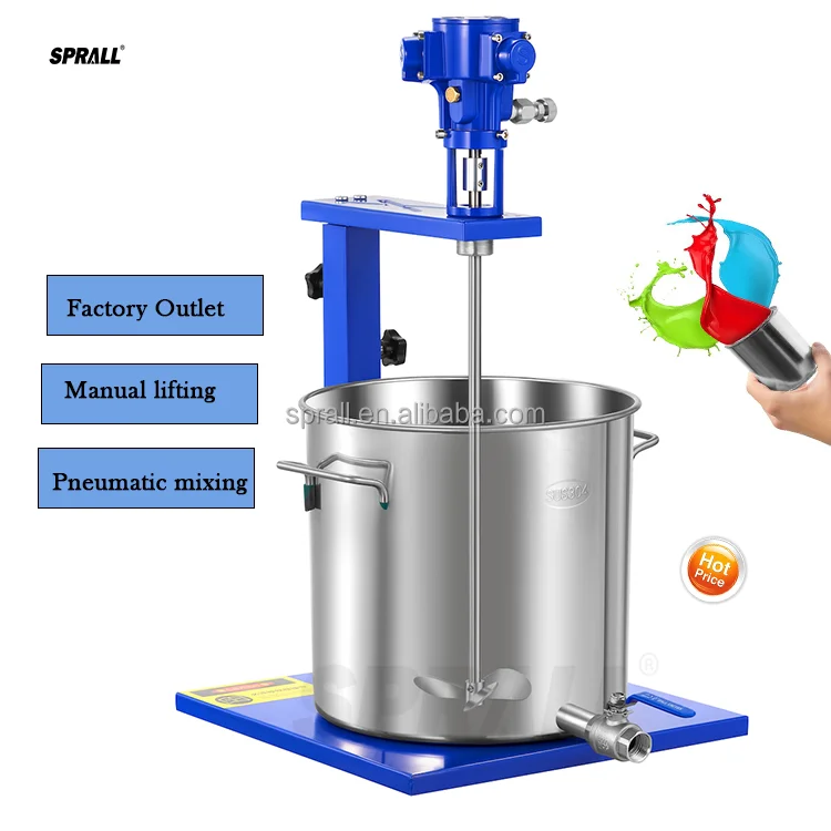SPRALL Paint Mixer - Efficient 5 Gallon Adhesive Stirrer