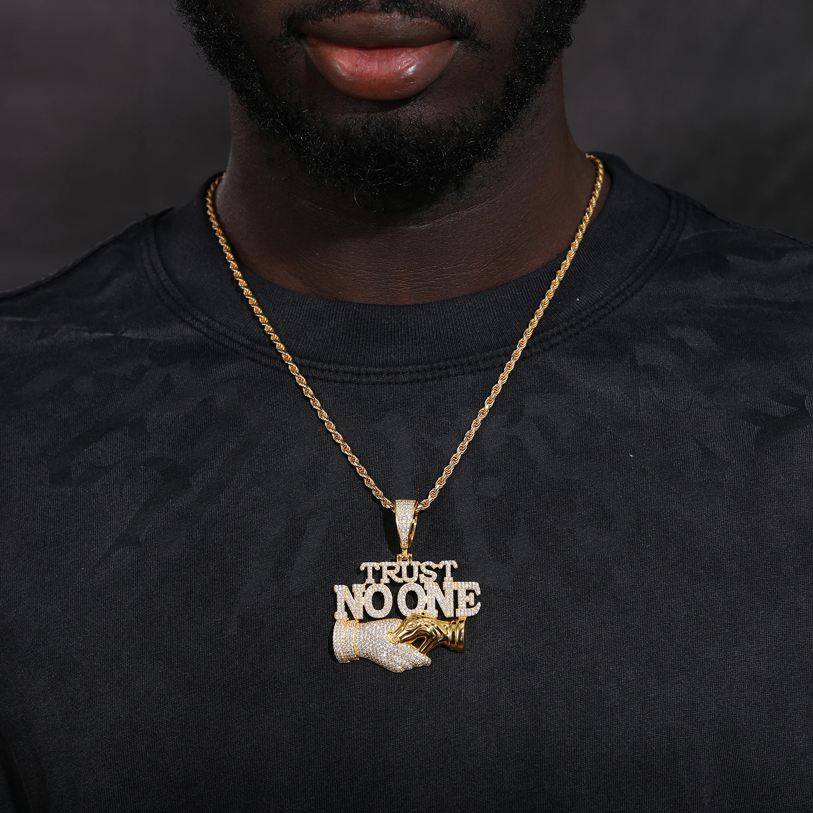 Rappers Fine Hip Hop Jewelry - 925 Sterling Silver VVS Moissanite