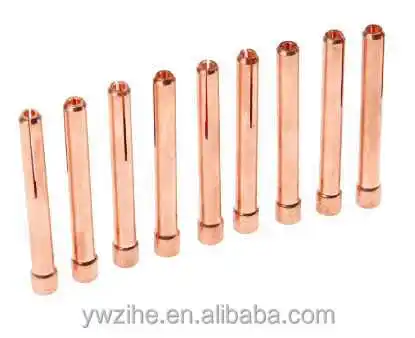 Tungsten Electrode Collet 1.0-3.2mm For Wp17 Wp18 Wp26 Tig Torch Odm