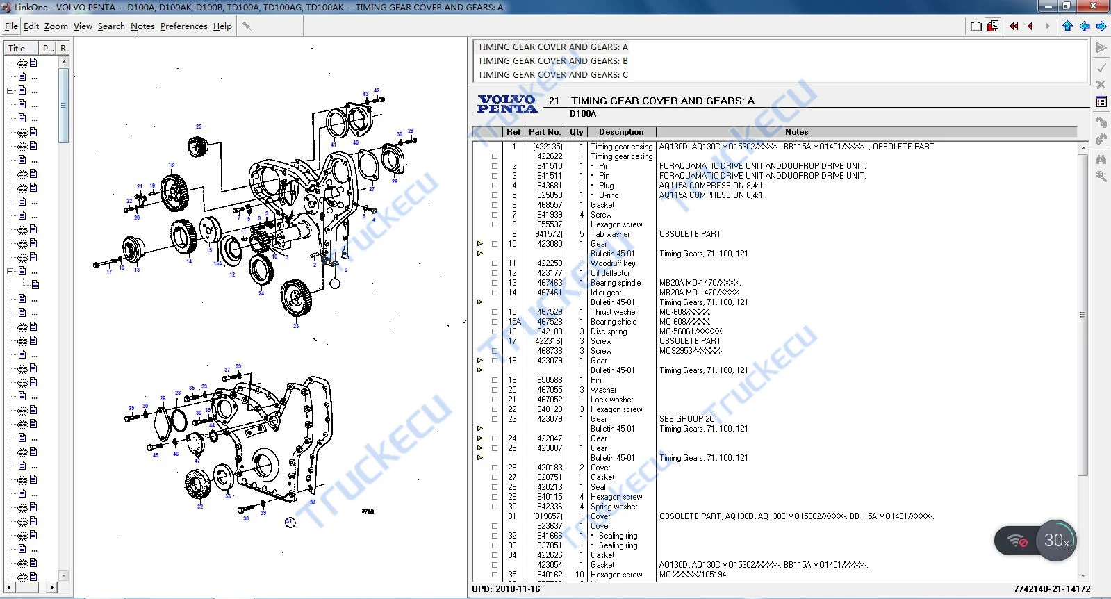 For Volvo Penta Marine Industrial Engine Diagnostic Tool Volvo Penta Vodia5+epc Software In Ssd+ ...