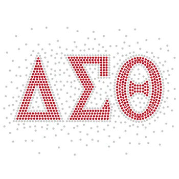 Delta Sorority Logo Custom Heat Press Rhinestone Transfer Flat Back ...