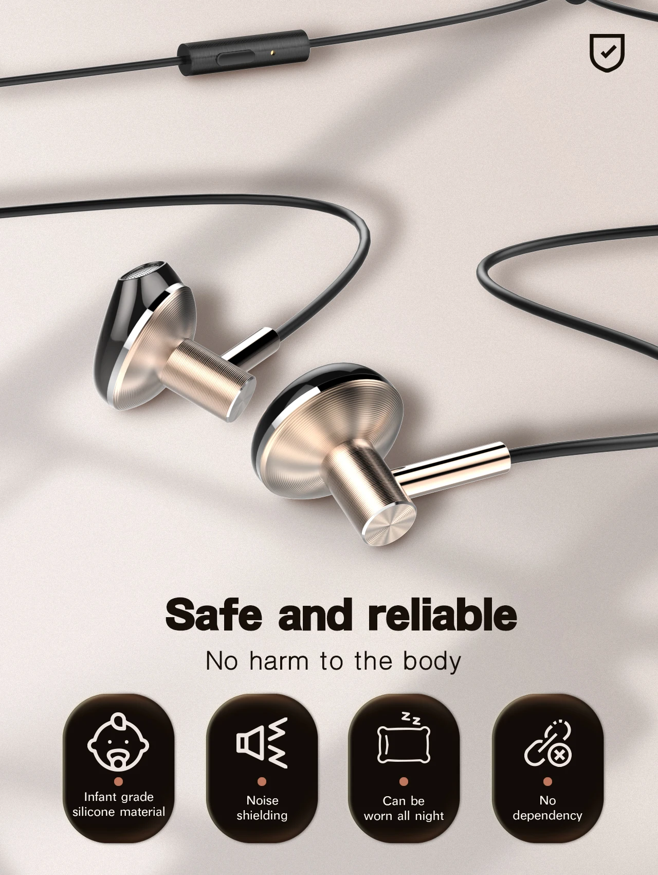 LDNIO HP09C Earphones - Wired Handsfree for Apple & Android