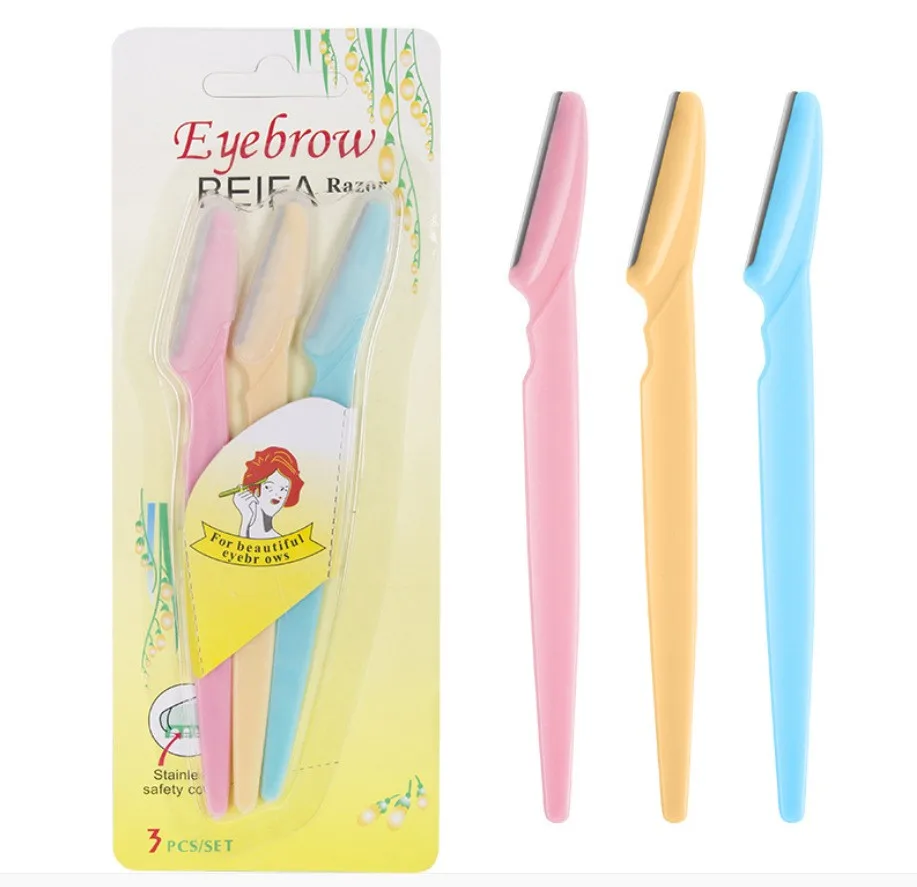 Custom Eyebrow Razors Multipurpose Exfoliating Dermaplaning Tool Face ...