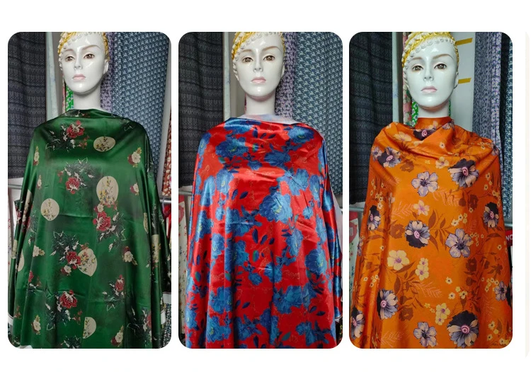 Wholesale 50d 75d Bridal Polyester Woven Tela Satin Shiny Spandex ...
