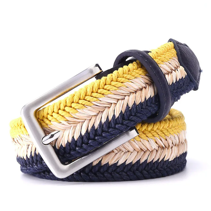 Factory Custom Design Braided Belt Contrast Color Fishbone Braid Wax ...