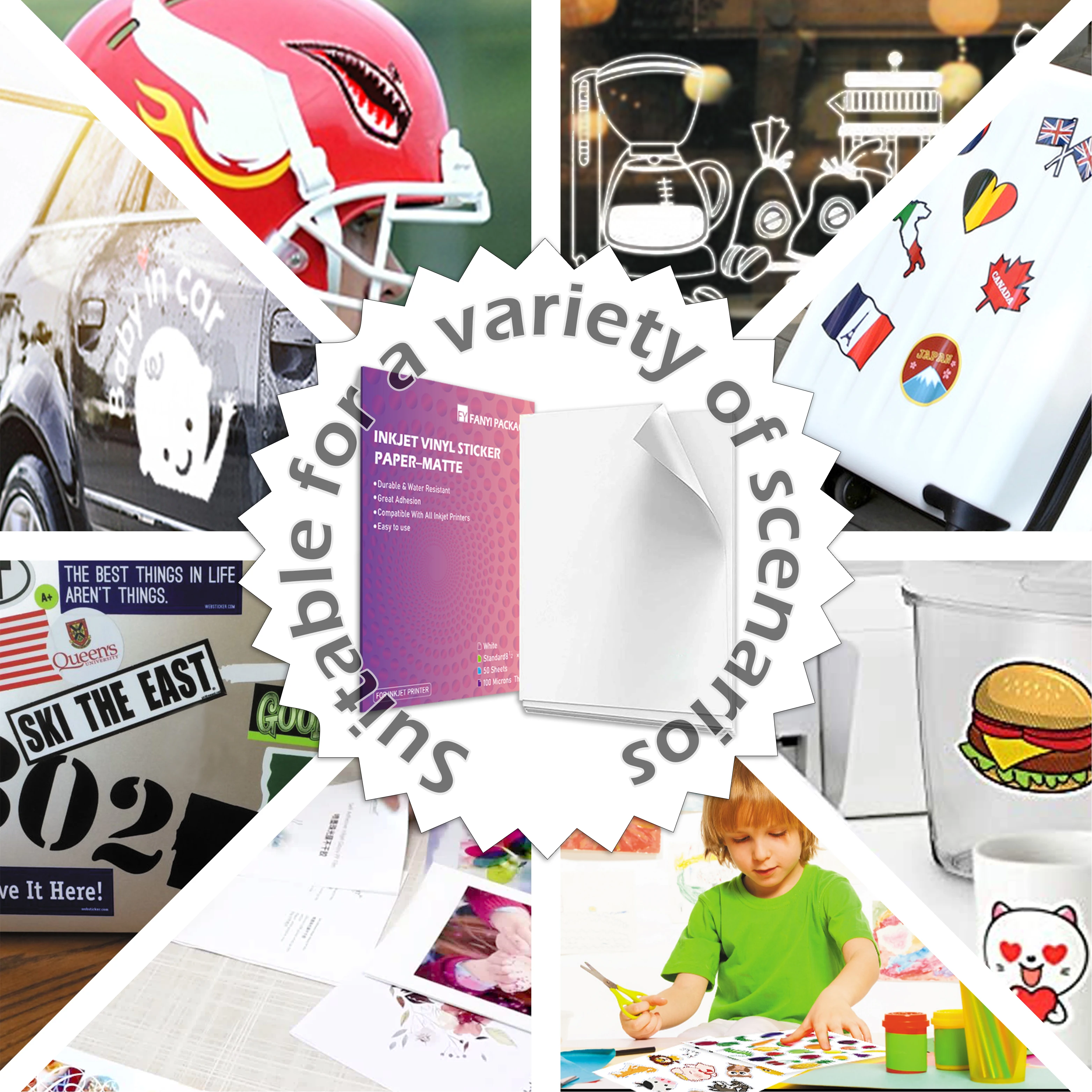 Inkjet A4 Waterproof Sheet A3 Printable Wholesale White Laserjet ...