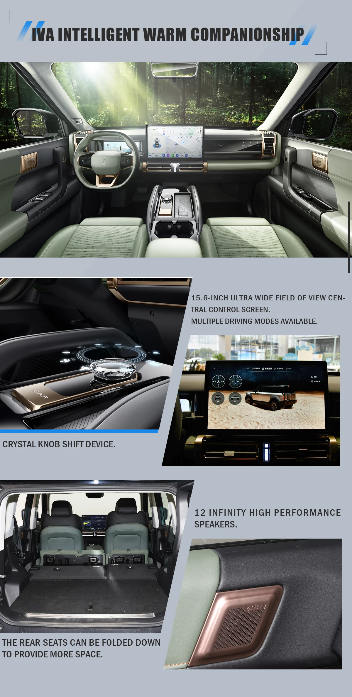 Chery Icar 03 - 501km Range Electric SUV for Adult Off-road