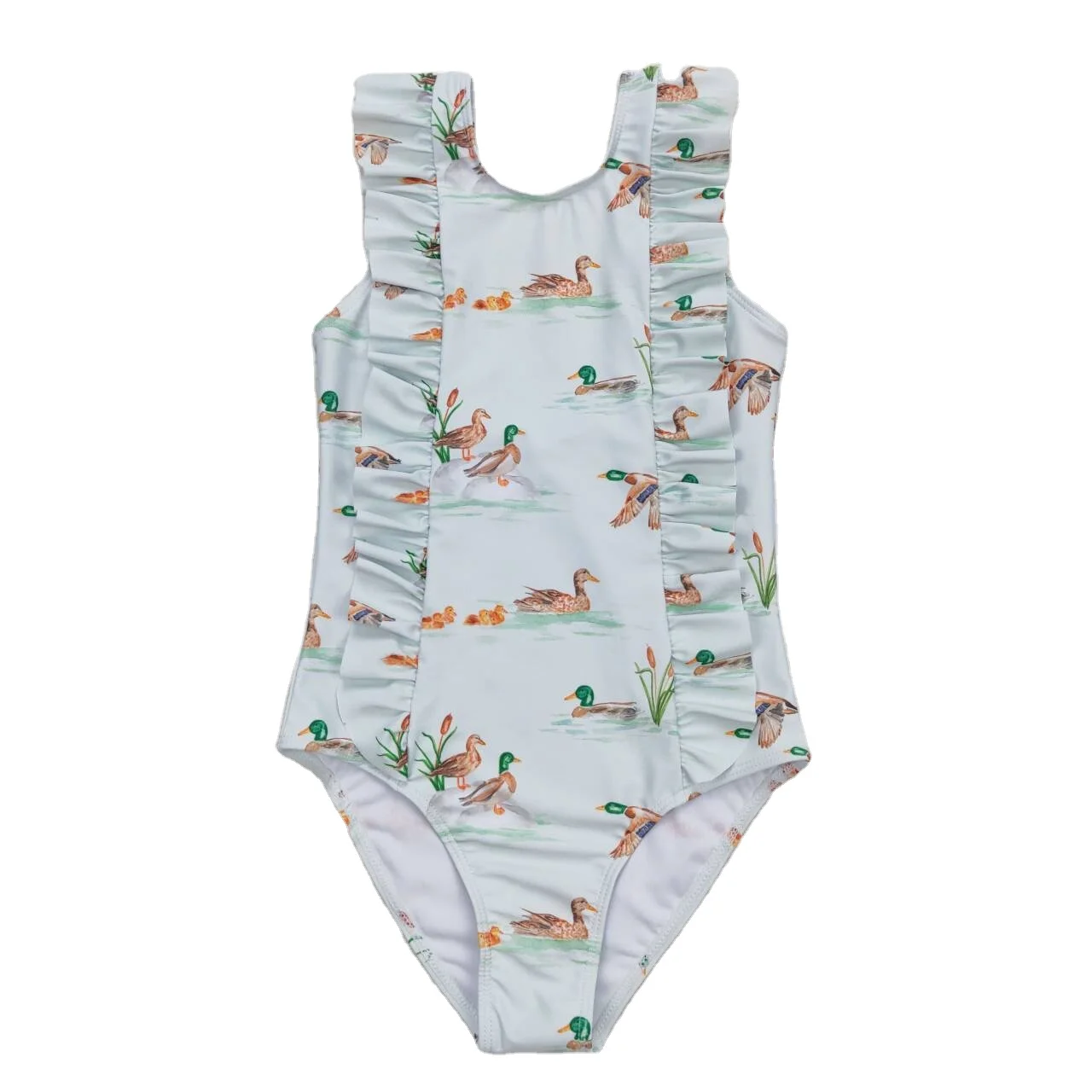 Little Girls Swimwear Kids Bikini Hunting Mallard Print Summer Toddler ...