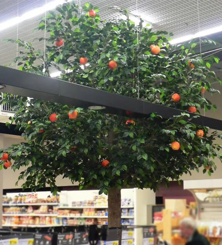 Artificial apple Tree Large Artificial Fruits Tree Outdoor Ornamental ...