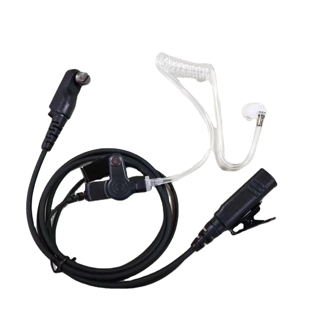 PTT MIC Earpiece Walkie Talkie Headset Earphone EAR HOOK for AP510 ...