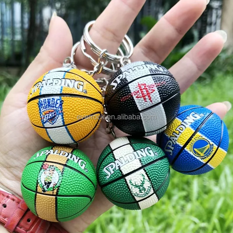 Wholesale Soft PVC Basketball Keychain - NBA Player Jersey
