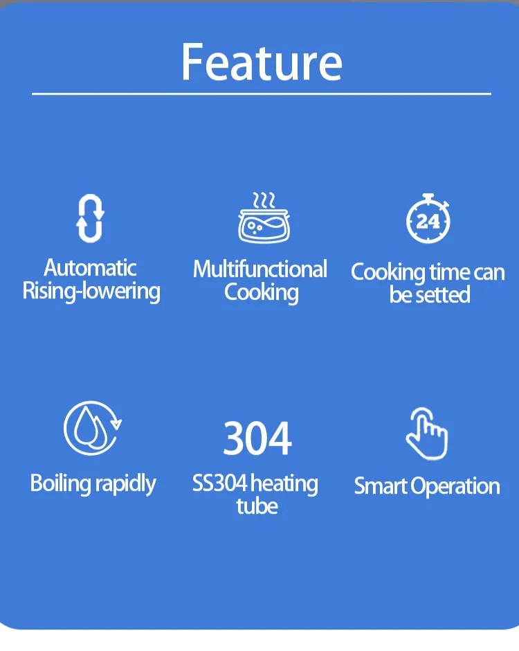 Commercial Auto Lift Electric Thermal Rapid Instant Noodle Cooker - Buy ...