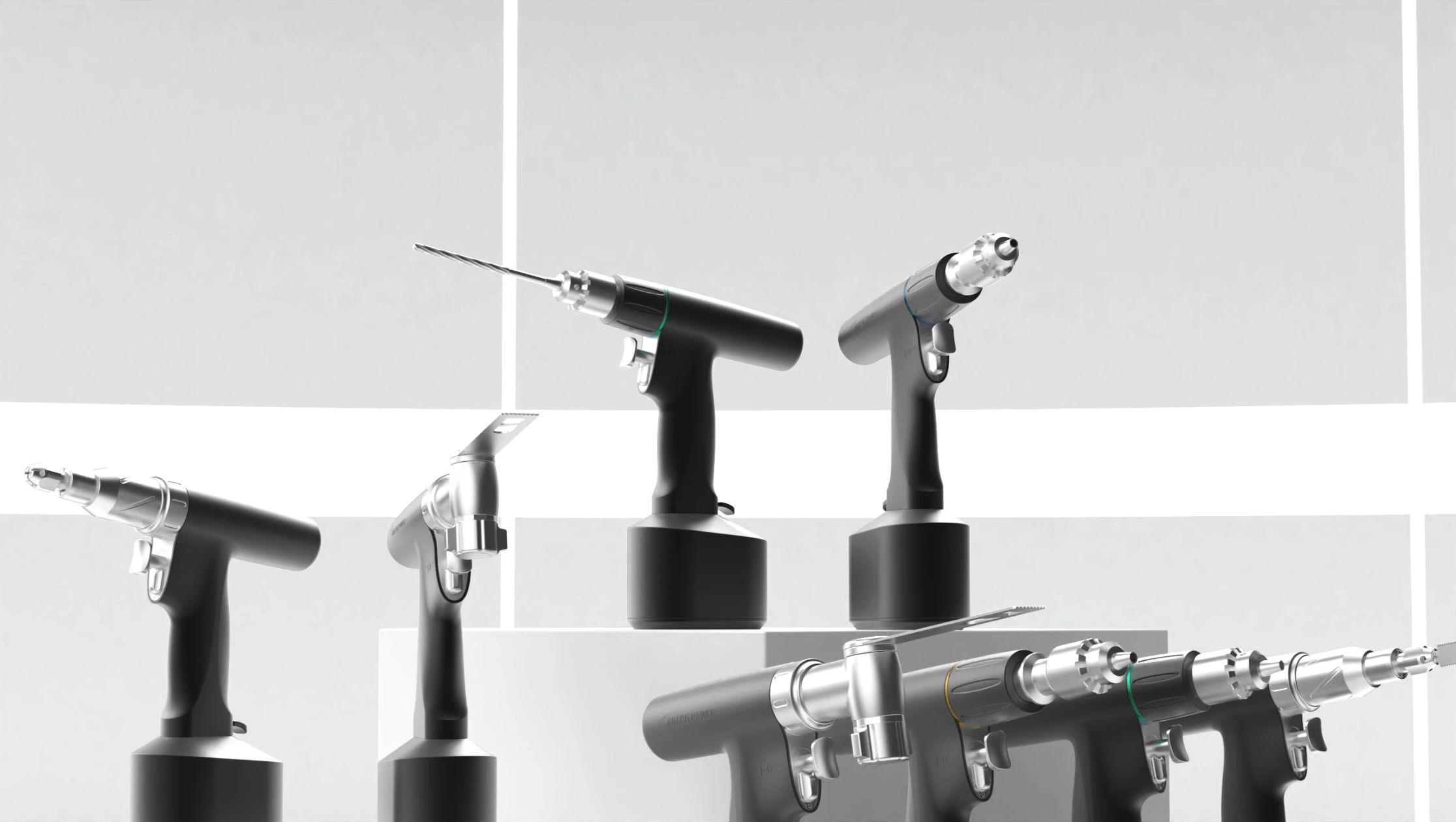High-Speed Medical Electric Trauma Orthopedic Power Drill System Used ...