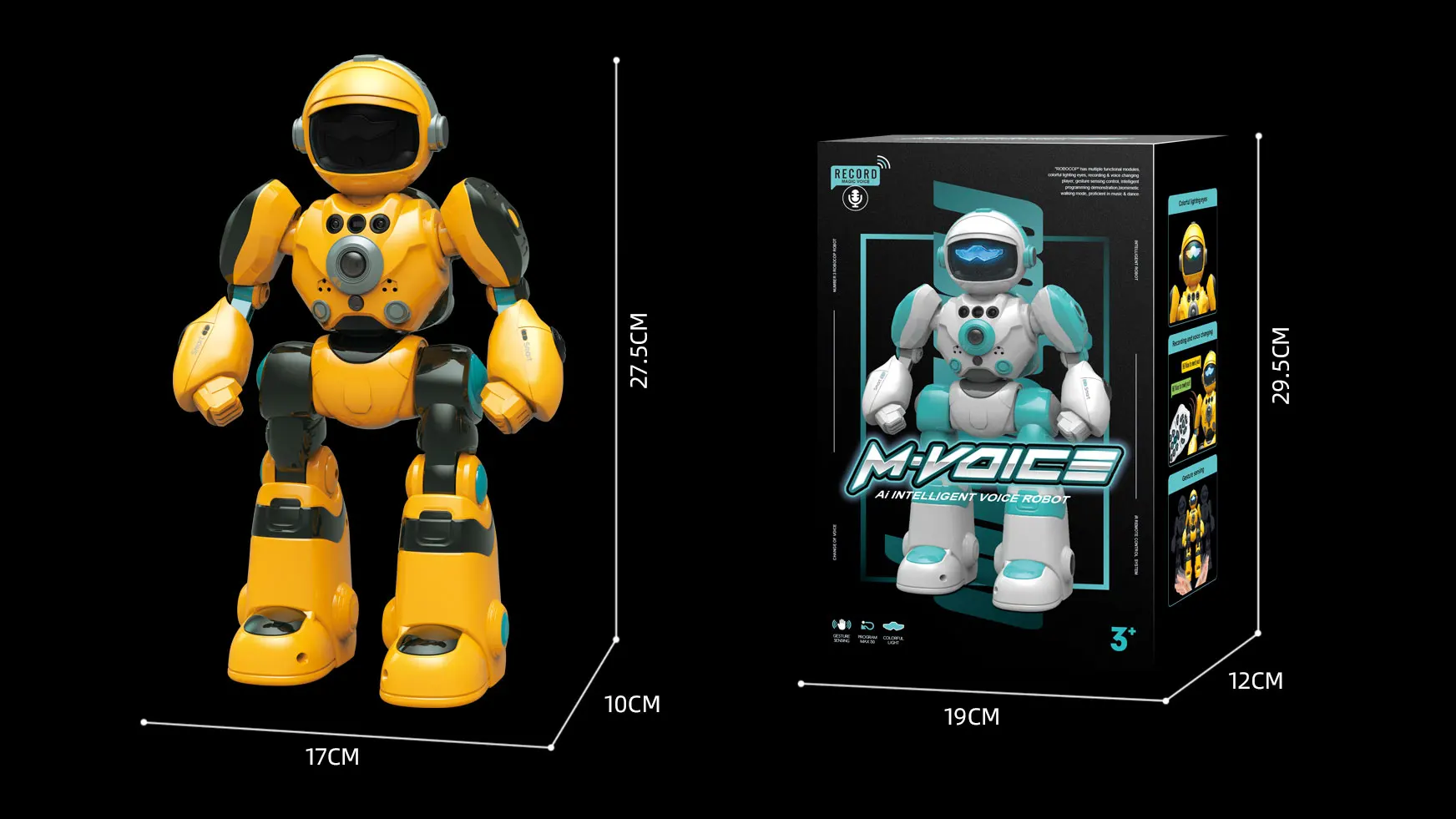 2023 NEW Upgrade Voice Recording Robot Inteligente Smart Cute Ai Robot ...