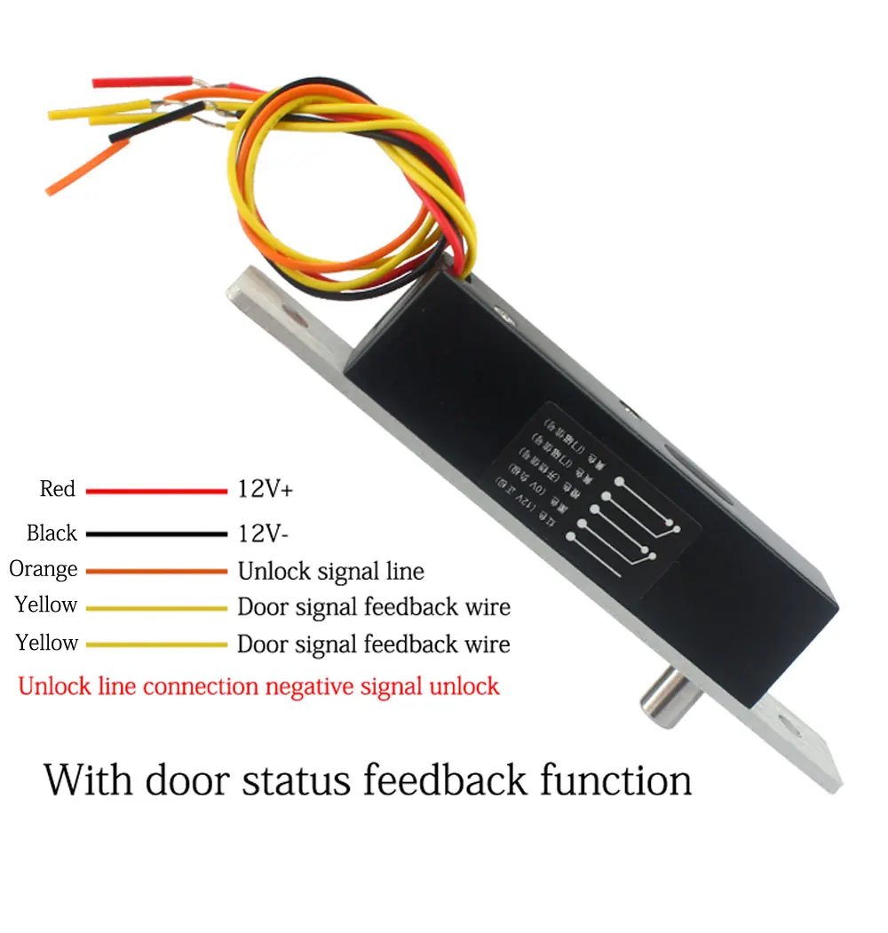 Ultra Small Electronic Bolt Lock DC12V Mini Normally Open Normally ...
