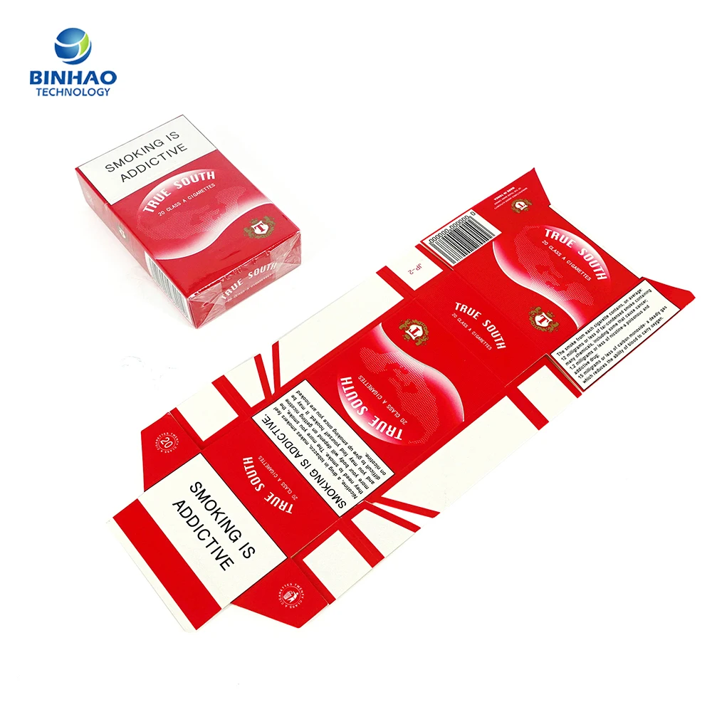 Customized Cigarette Cardboard Boxes with Offset Printing