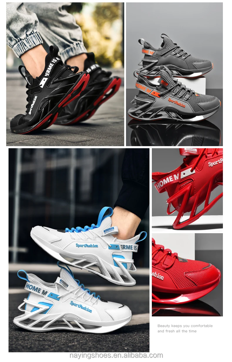 All-match Men's Blade Running Shoes - Breathable & Durable