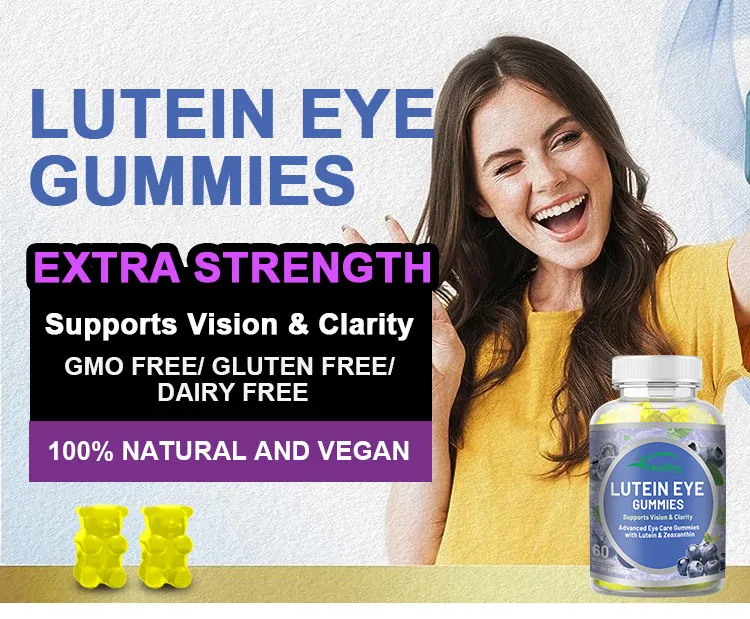 Customized Colors Lutein Eye Gummies Lutein Ester Gummies Lutein & Zeaxanthin Gummies - Buy ...