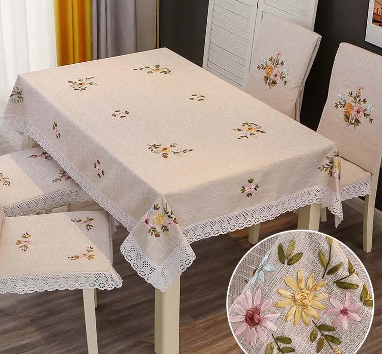 Chinese Embroidered Tablecloth - Artistic & Functional