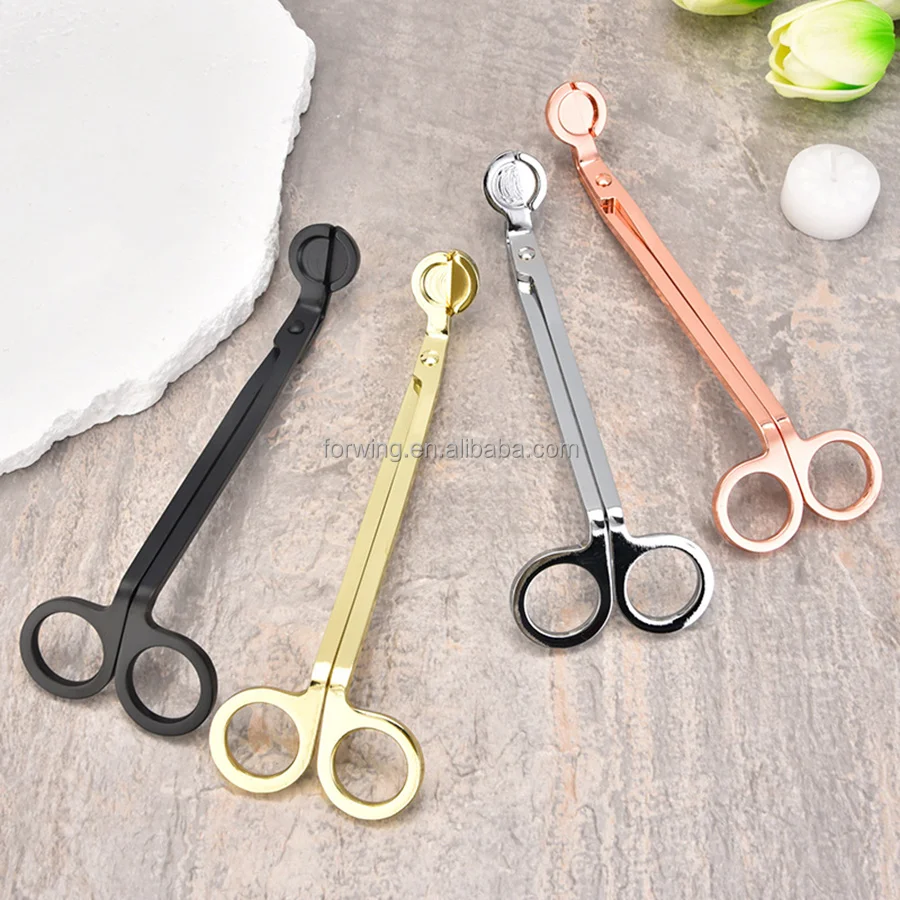 4-in-1 Candle Care Kit Candle Scissors Dipper Snuffer Tray Set ...