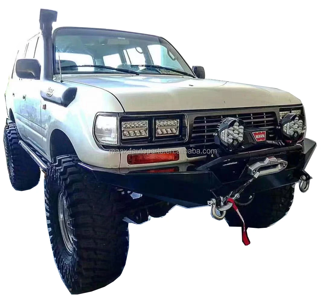 Manx4 Steel Front Bumper Bull Bar Nudge Bar For Land Cruiser Lc80 - Buy ...