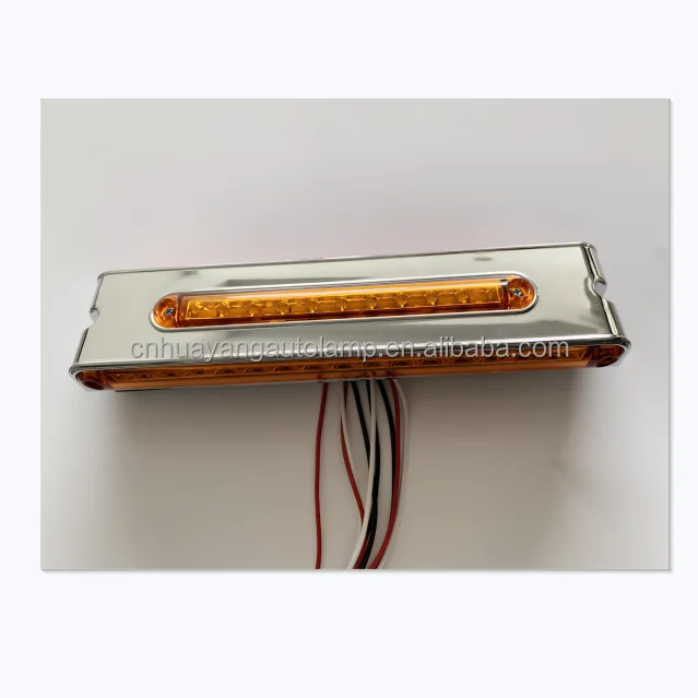 Flat Line Led Marker Light Turn signal Light bar Led Stop Tail Turn ...