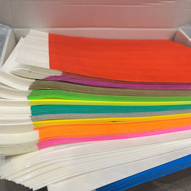 Customizable Logo Tyvek Wristbands - Waterproof & Durable