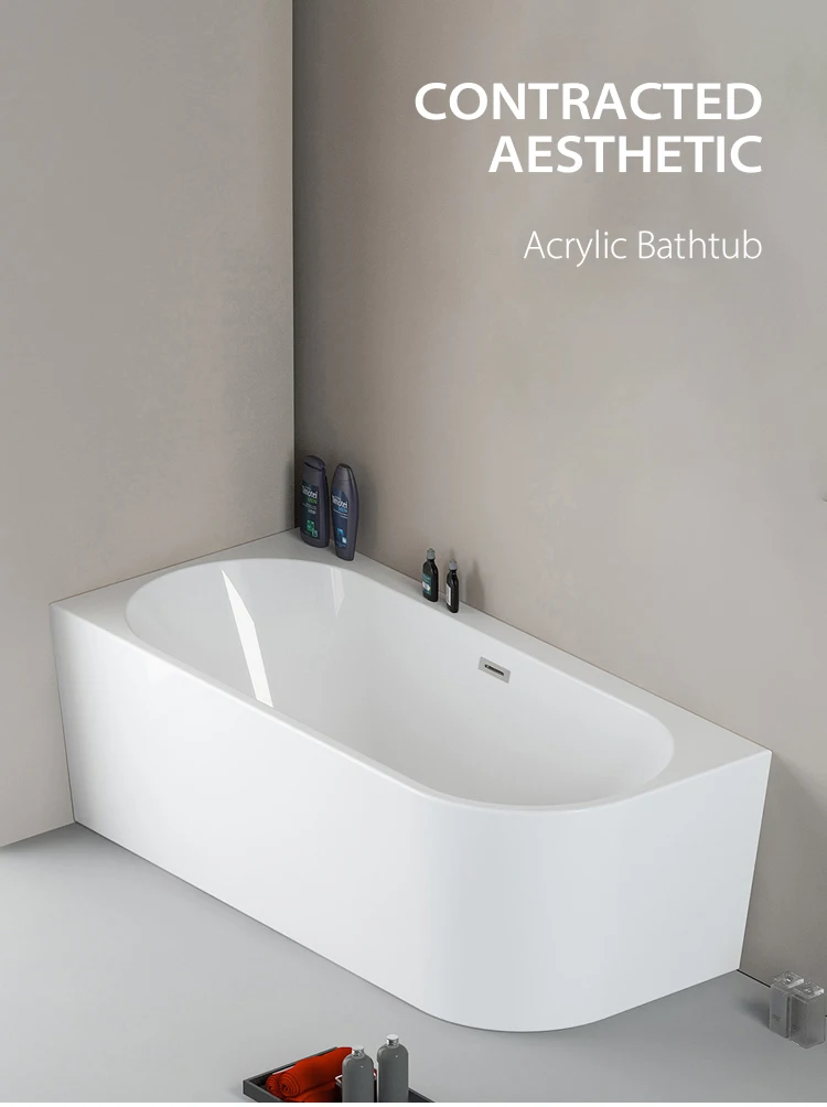 Modern European Freestanding Adults Acrylic Soaking Bathtub for Sale ...