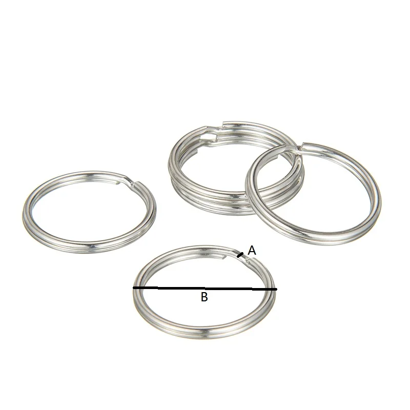 Heavy Duty 20mm 25mm 30mm Lead Nickle Free Iron Metal Keyring Holder ...