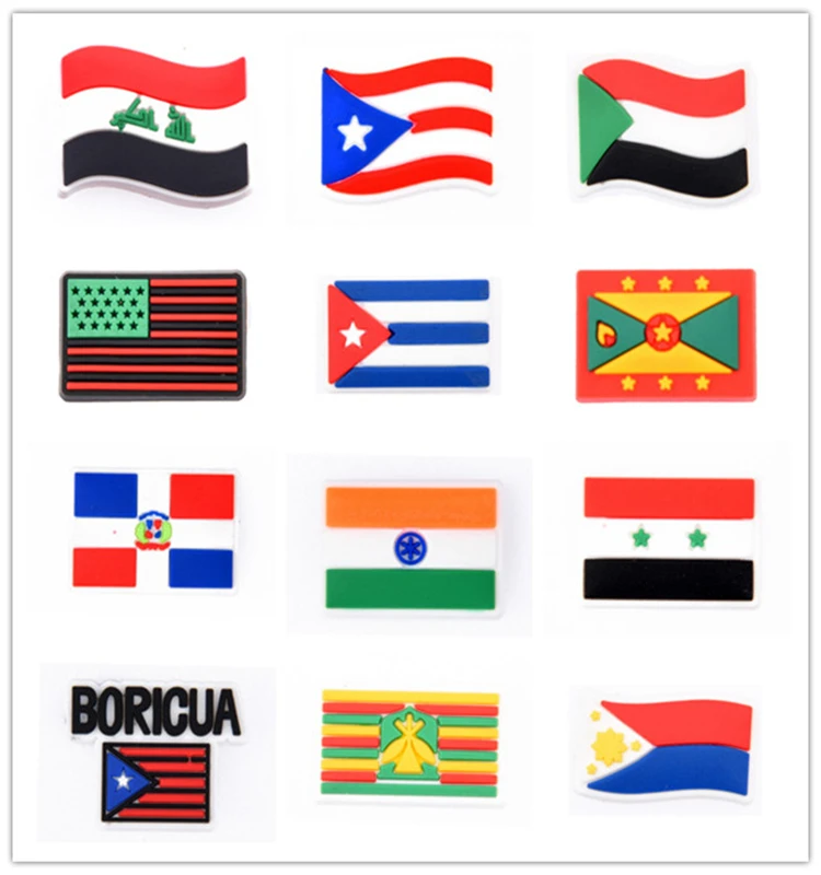 Croc Charms New Zealand Maori Country Flag Designs Available ...