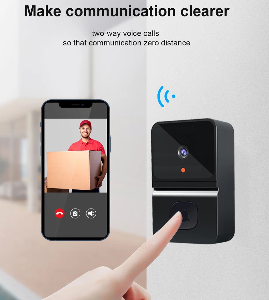 Mini Black Home Security Anti-theft Monitor Infrared Night Vision ...