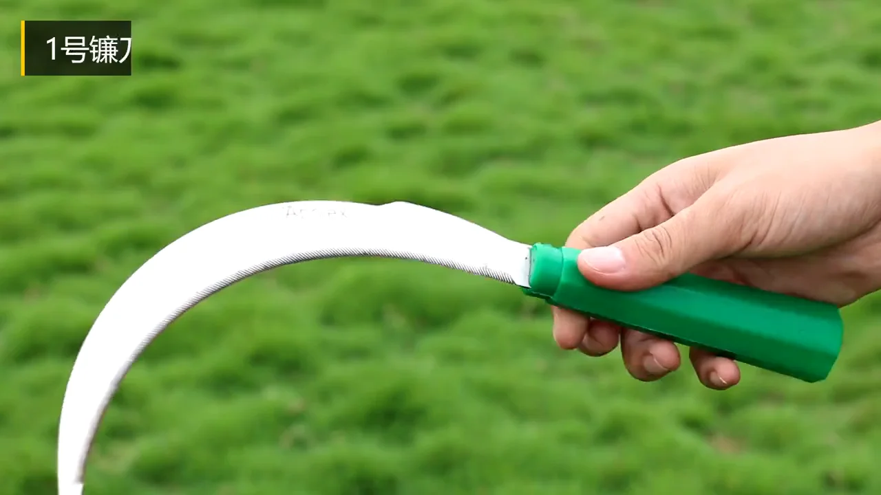 Farming Sawtooth Sickle Garden Grass Sickle Holding Palm Sickle Cutter ...